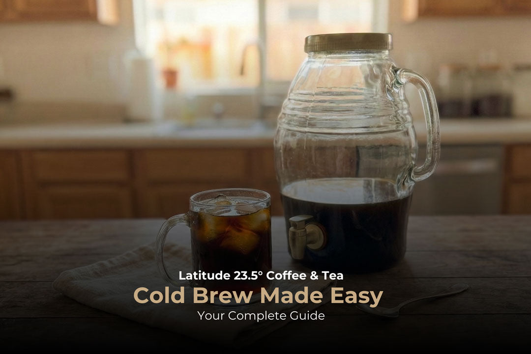 The Easiest Way: Cold Brew Coffee Sachets – Latitude 23.5 Coffee & Tea