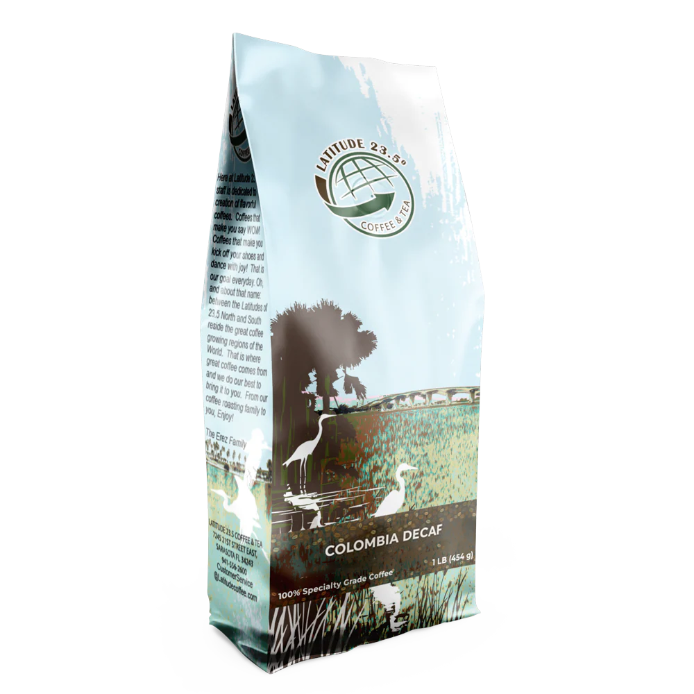 Colombia Decaf | Latitude Coffee – Latitude 23.5 Coffee & Tea